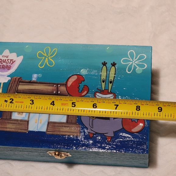 Storage & Organization | Spongebob Mr Krab Krusty Krab Wood Box Stash ...